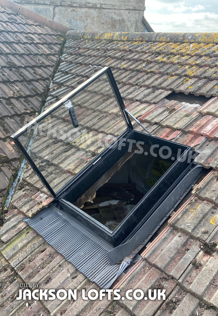 Fire escape window installed to roof of Brighton flats | Jackson Loft ...
