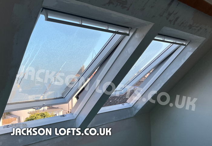 Double Velux window installation in Brighton by Richard Jackson ...
